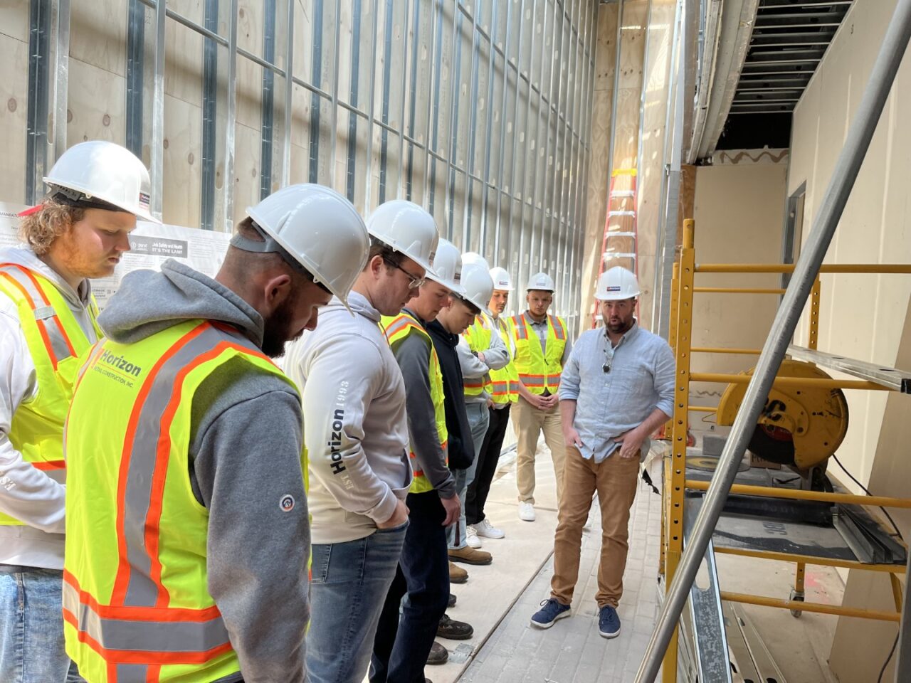 Horizon Retail Construction Interns Jobsite Visit - Horizon Retail ...