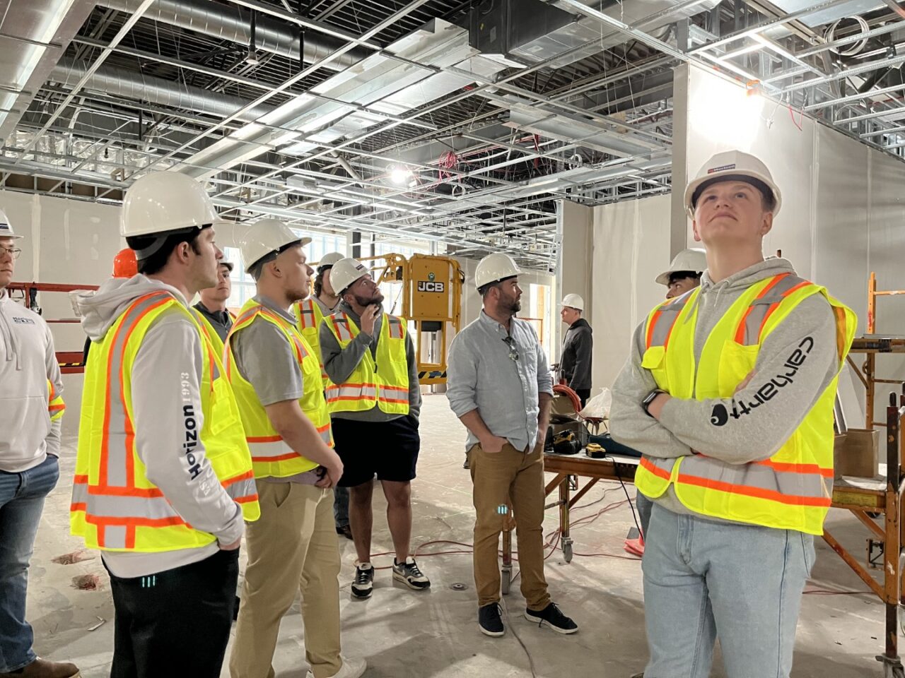 Horizon Retail Construction Interns Jobsite Visit - Horizon Retail ...